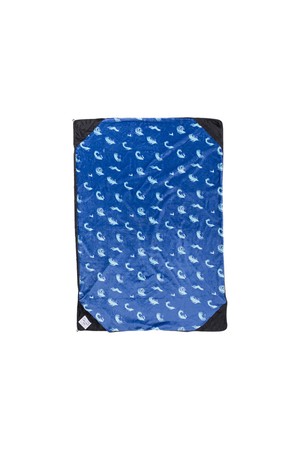 플란넬 캠프 블랭킷 BLUE_POLER STUFF - 코오롱몰