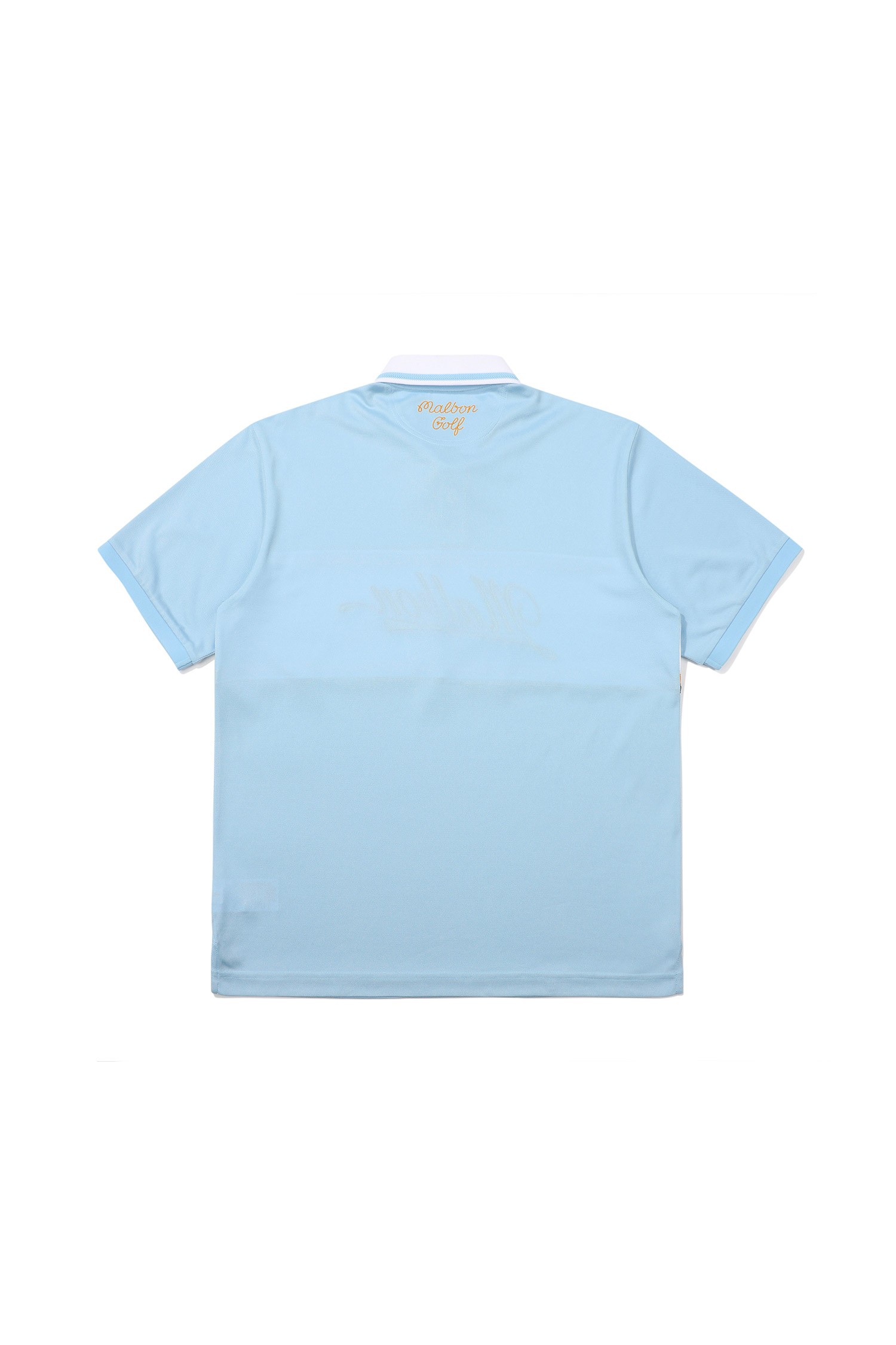 블록 피케 티셔츠 SKY BLUE (MAN)_MALBON GOLF