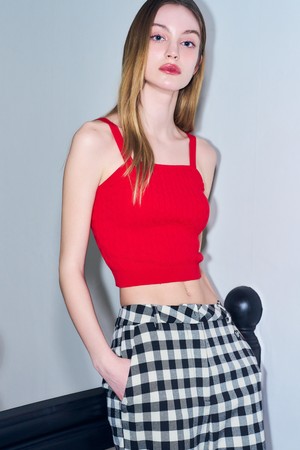 [24SS] WOMAN 텐셀 케이블 슬리브리스 [RED] / WBD2L44545_GENERAL IDEA - 코오롱몰