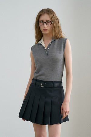 New Collar Sleeveless Knit_RENEJ - 코오롱몰