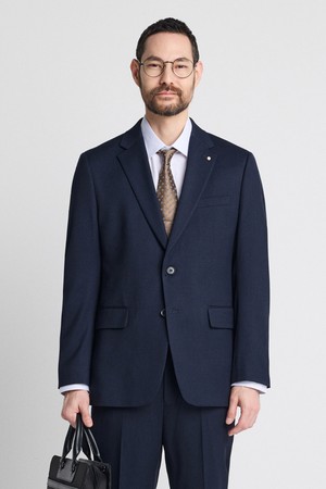 [STCO] Tech-Poly 사방스판 에센셜 수트 자켓_인디고 (슬림핏)