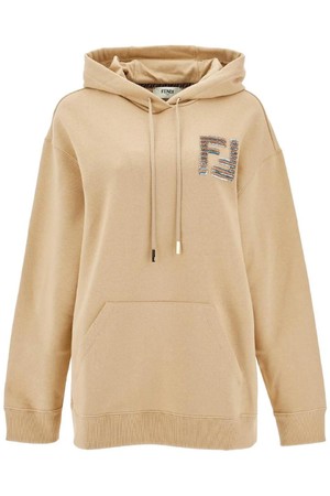 펜디 여성 맨투맨 후드 oversized hoodie with hood NB02_FENDI
