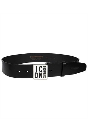 디스퀘어드2 남성 벨트 Dsquared2 BEM0538 12900001 PLAQUE Belt Black NB24 ...