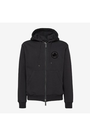 디스퀘어드2 남성 맨투맨 후드 DSquared2 Maple Leaf Cool Fit Zipped Hoodie NB25 ...