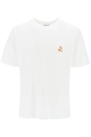 메종 키츠네 남성 티셔츠 speedy fox patch t shirt NB02_MAISON KITSUNE