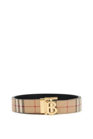 버버리 남성 벨트 reversible tb check belt NB02_BURBERRY - 코오롱몰