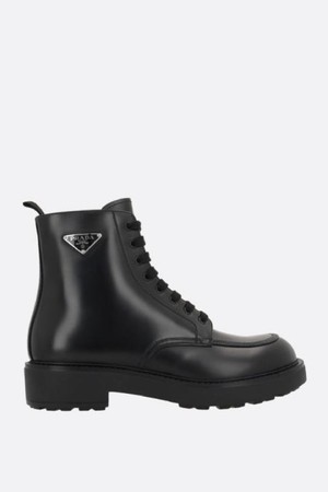 프라다 남성 부츠 brushed leather combat boots NB26_PRADA - 코오롱몰