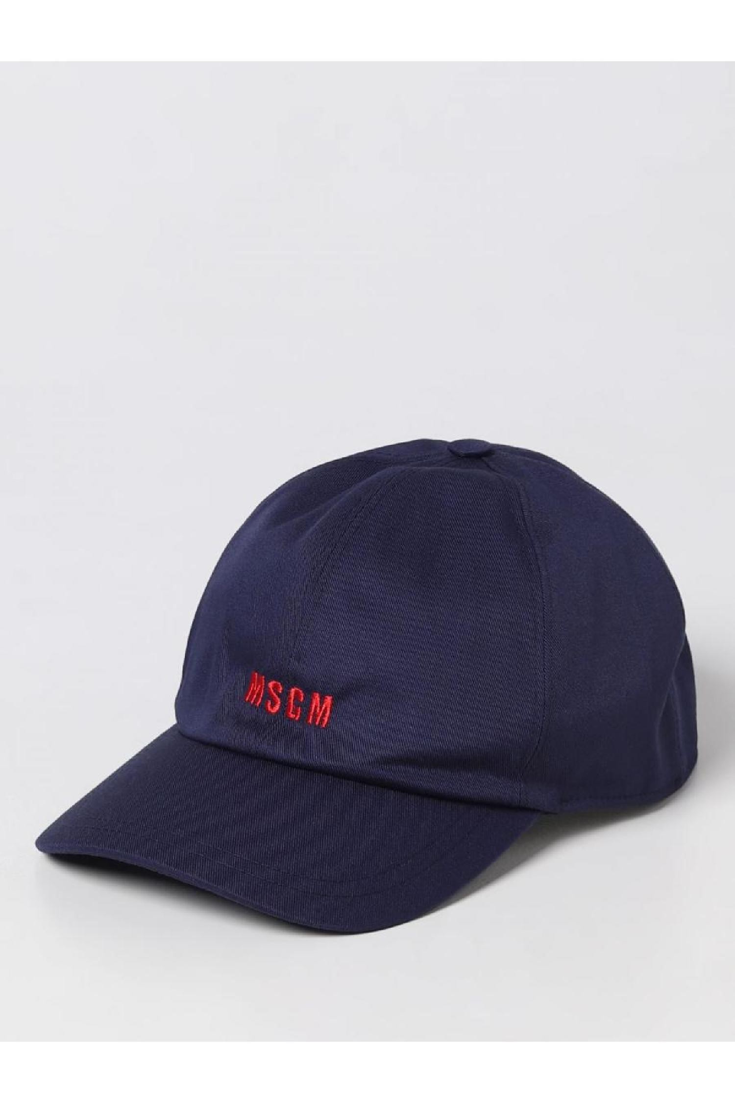 엠에스지엠 남성 모자 Msgm hat in cotton with embroidered logo N03_MSGM
