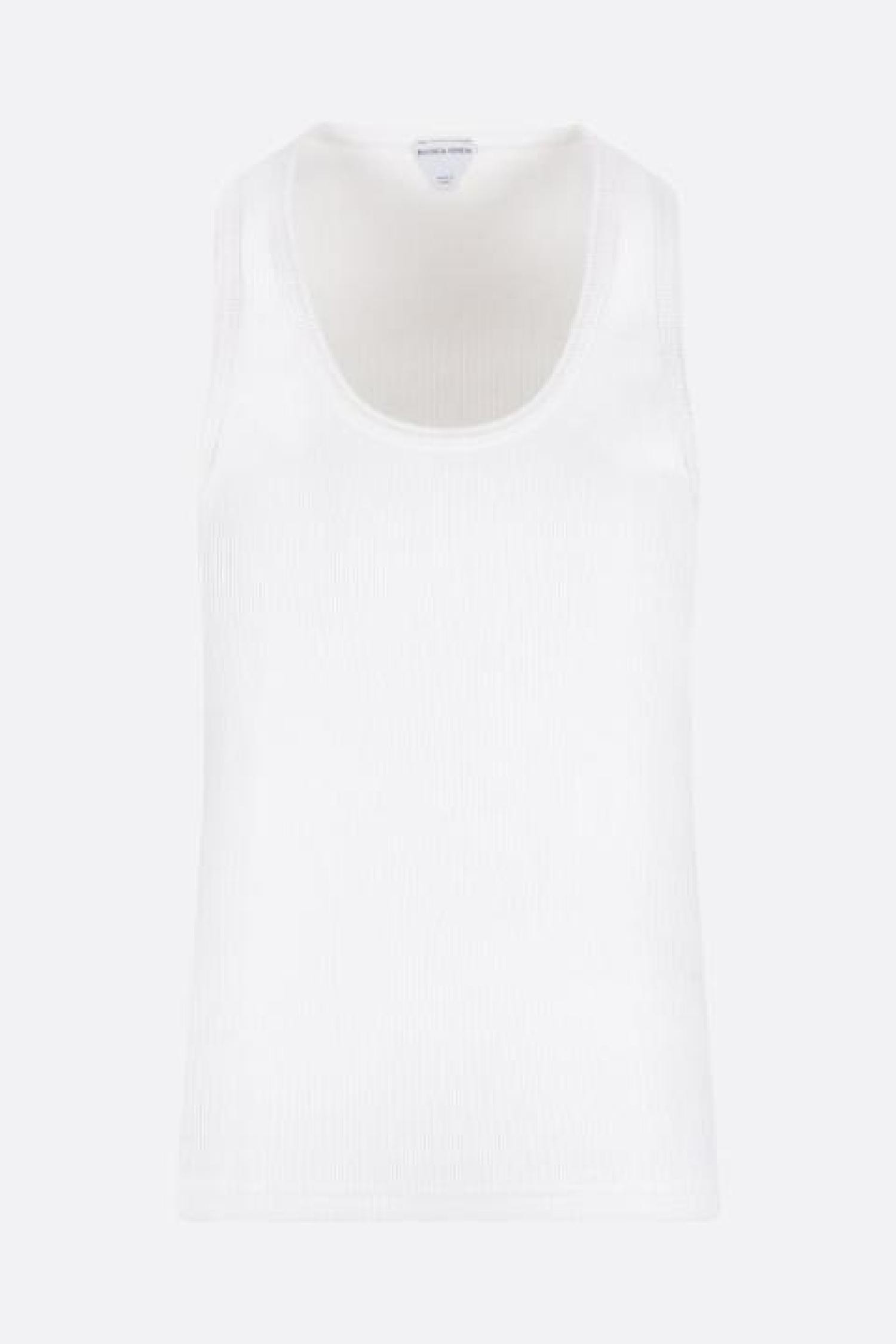 보테가 베네타 여성 티셔츠 ribbed stretch cotton tank top N26_Bottega Veneta