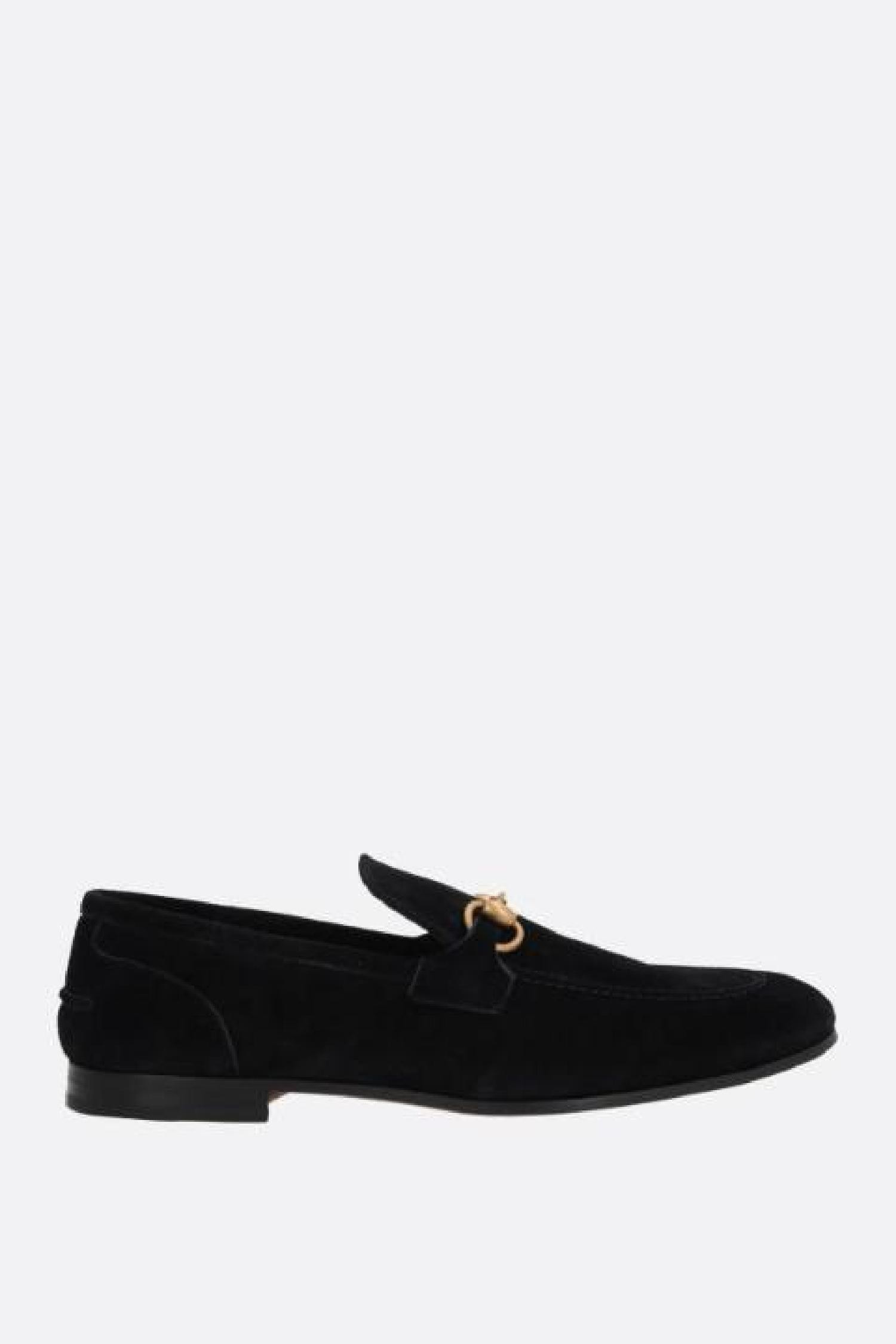 구찌 남성 로퍼 Jordaan suede loafers N26_GUCCI