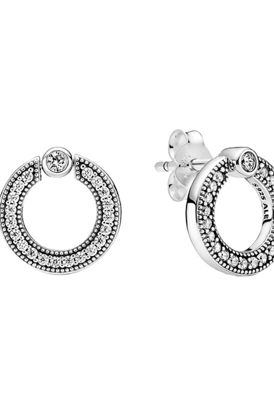 판도라 파베 로고 서클 리버시블 귀걸이 299486C01_PANDORA