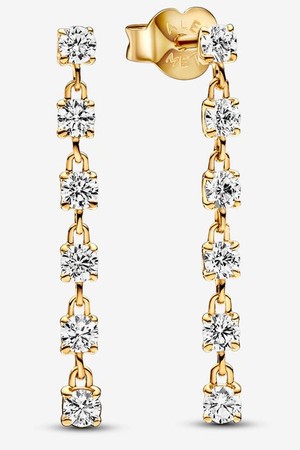 판도라 스파클링 스톤 드롭 귀걸이 263011C01_PANDORA