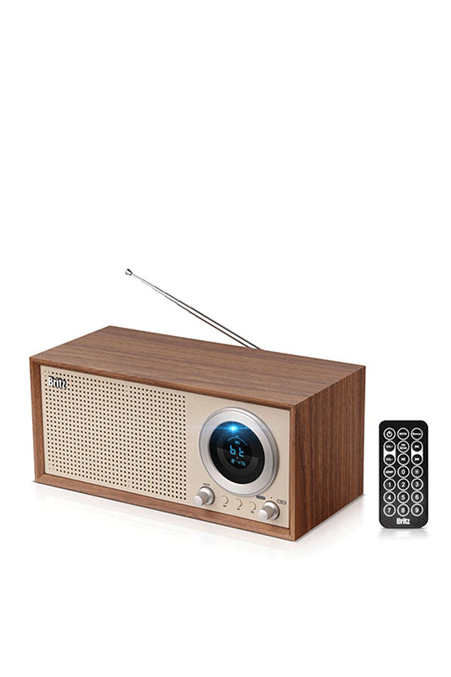 브리츠 레트로 올인원 블루투스 스피커 BA-HMK31_Britz