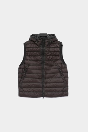 CP컴퍼니 24FW 렌즈와펜 DD쉘 후드 패딩 조끼 베스트 남성 자켓 17CMOW074A 006099A 999_C.P COMPANY - 코오롱몰