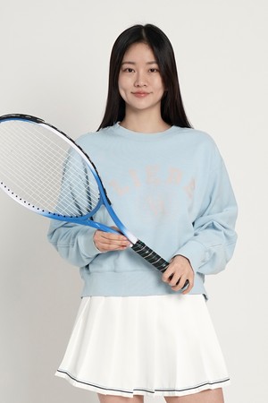 리베 프린팅 스웻 셔츠 S/BL_NITINA