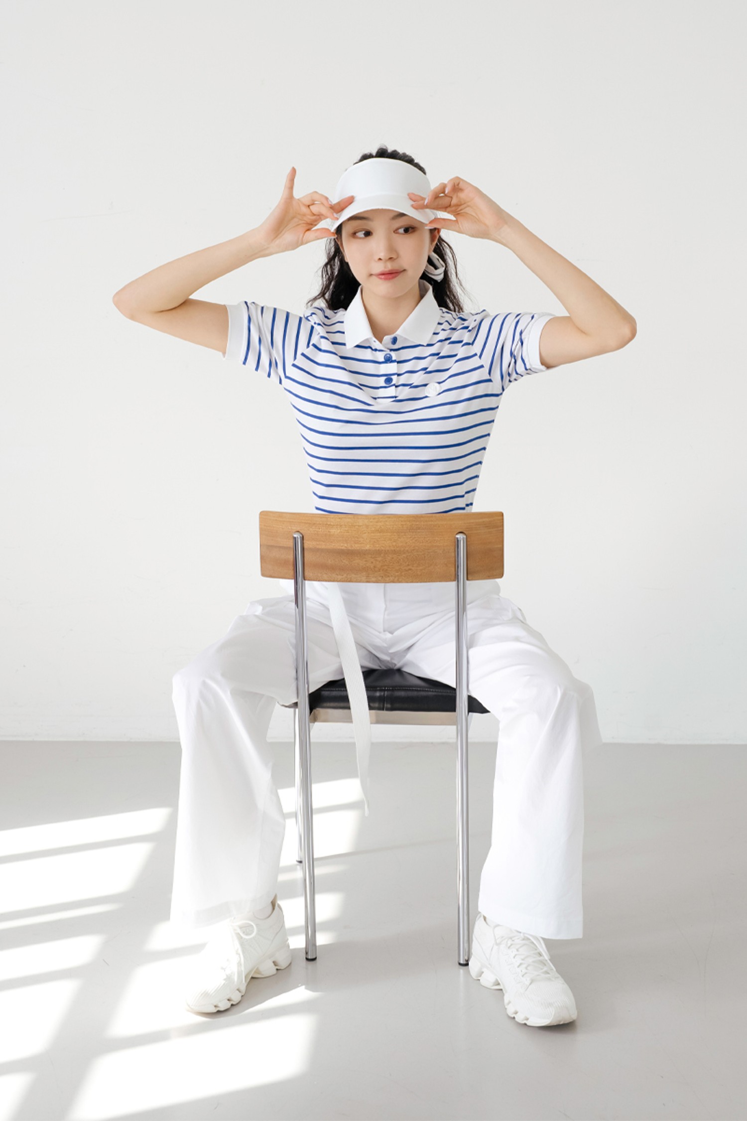 스트라이프 카라 티셔츠 L/BL (2차)_NITINA