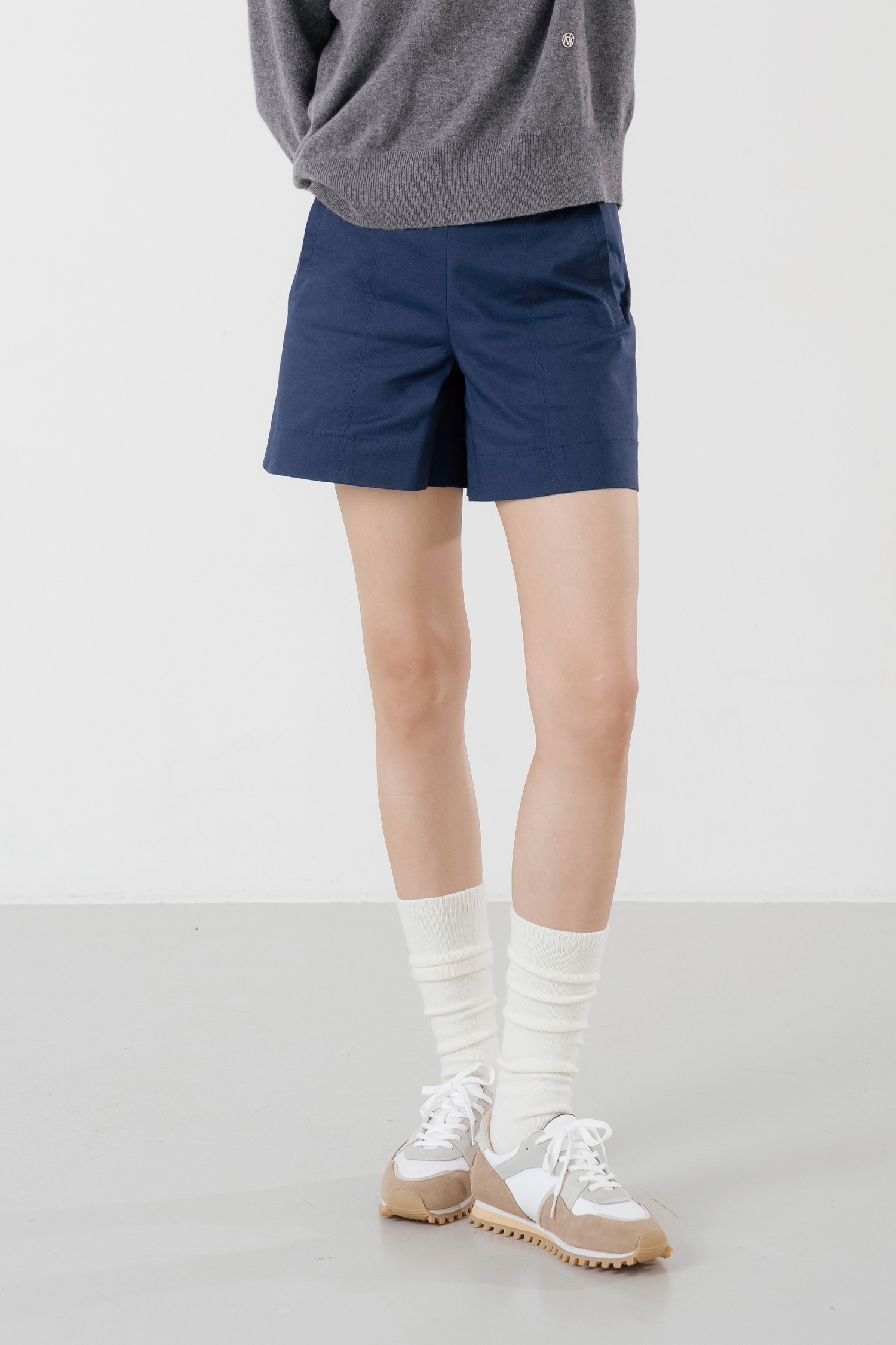 베이직 스티치 숏팬츠 NY_NITINA