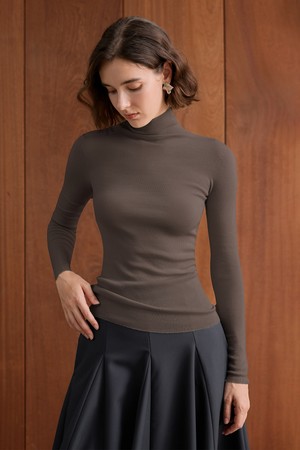 [YYIAM] YY_Wool turtleneck knit top_7color
