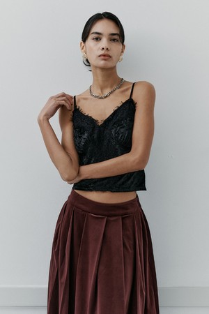 IT_Feather velvet tank top_3color_itte - 코오롱몰