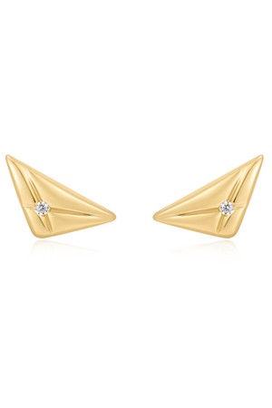 트라이앵글 키스 925 실버 스터드 귀걸이 E059-05G_ANIA HAIE - 코오롱몰