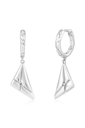 트라이앵글 키스 925 실버 드롭 귀걸이 E059-19H_ANIA HAIE - 코오롱몰
