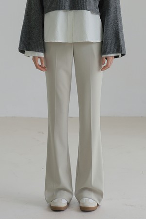 ESSENTIAL SOFT STRETCH BOOTS CUT SLACKS (BEIGE)_NON AND NON - 코오롱몰