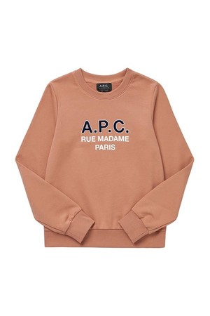 [아페쎄 APC] COEZD F27759 FAD ROSE POUDRE 여성 맨투맨_A.P.C. - 코오롱몰