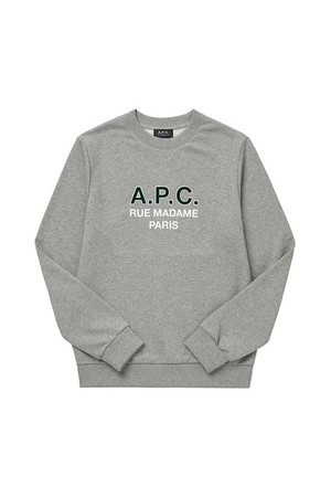 [아페쎄 APC] COEZD H27758 PLA HEATHERED GREY 남성 맨투맨_A.P.C. - 코오롱몰