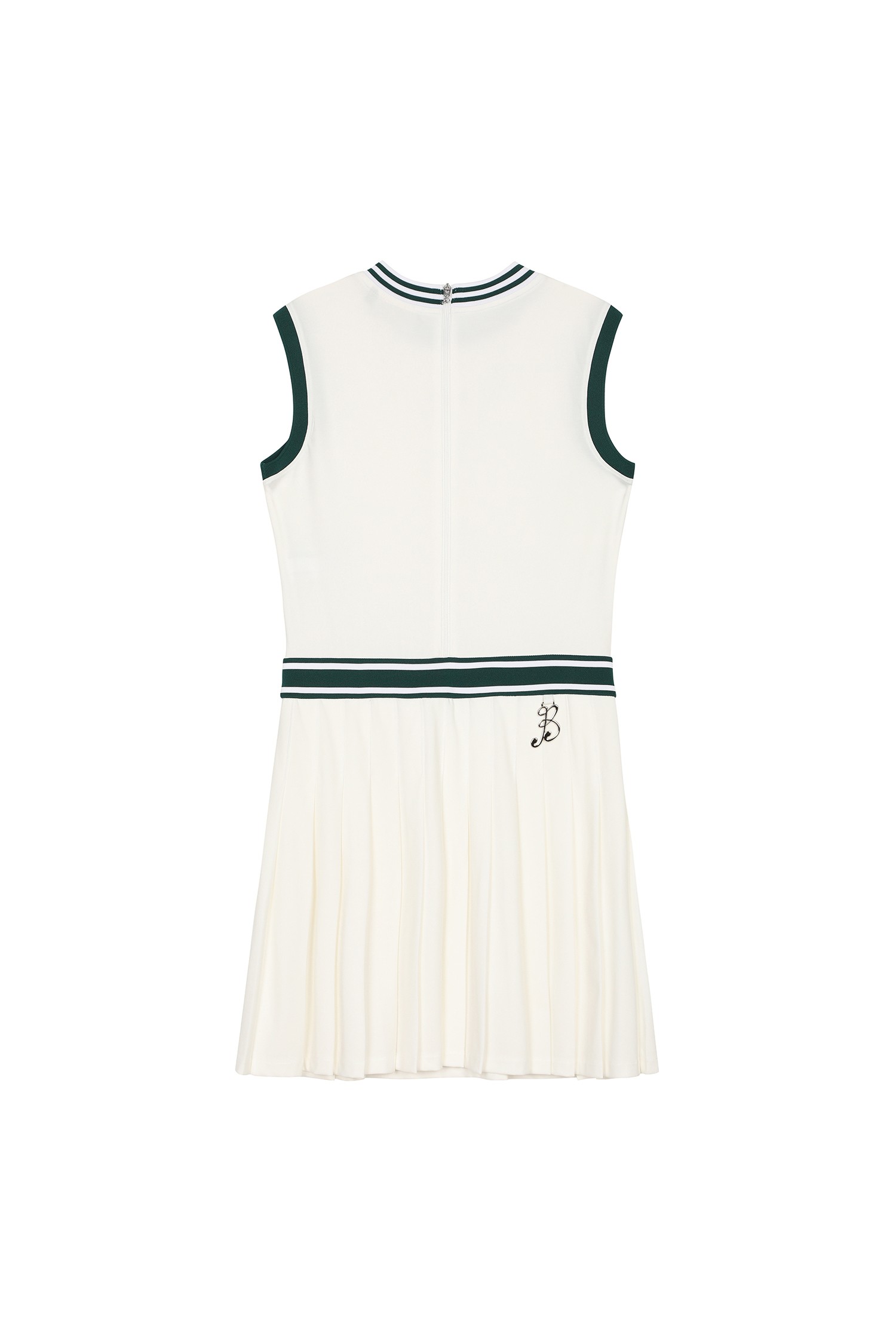 BB AERO FIT WOMEN PLEATS ONE-PIECE_WHITE_Bogey Boys