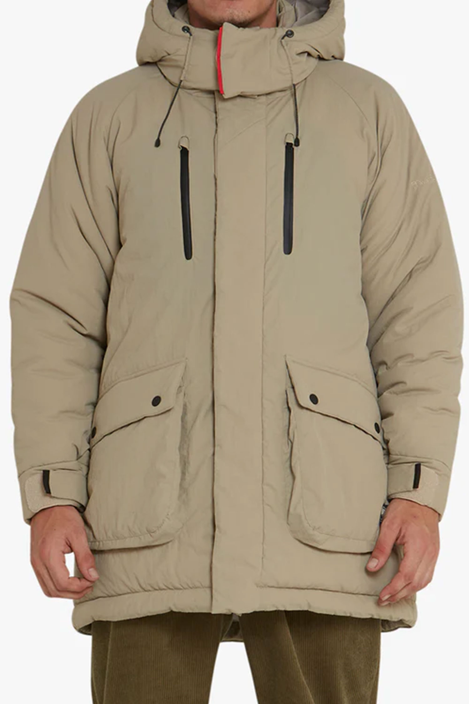 [DEUS] HIEMAL PADDED LONG JACKET - SAND BEIGE_DEUS EX MACHINA