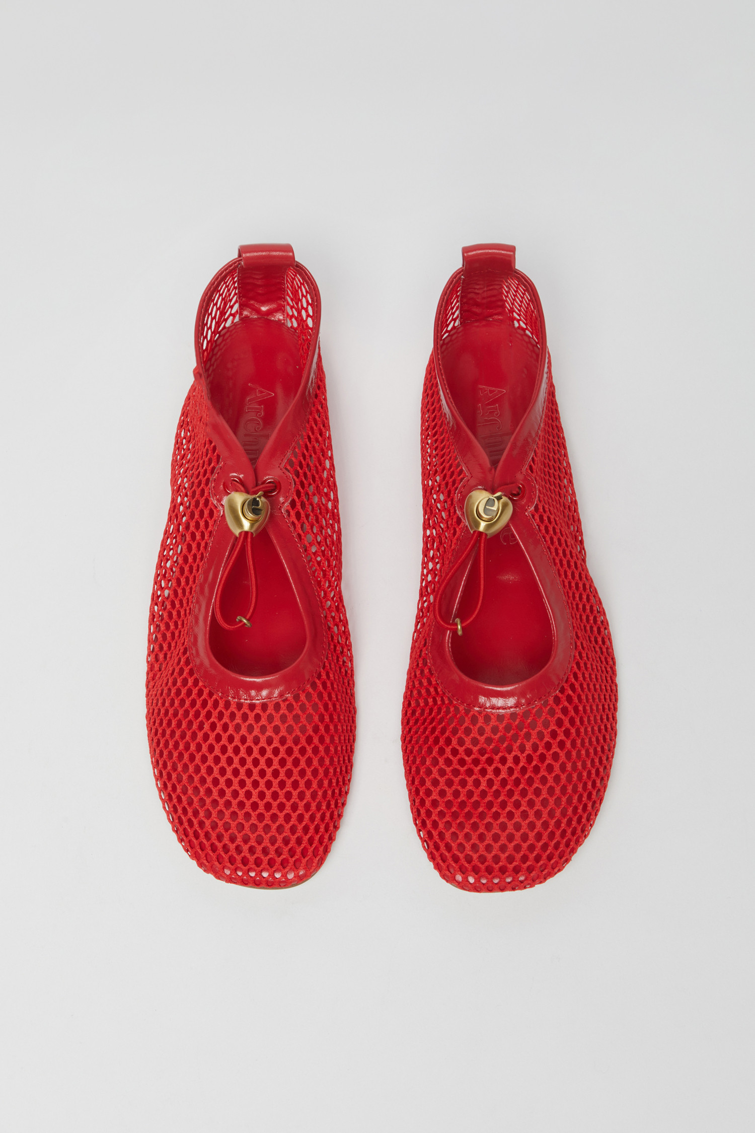 Mesh luv string flat(Red fever)_Archivépke
