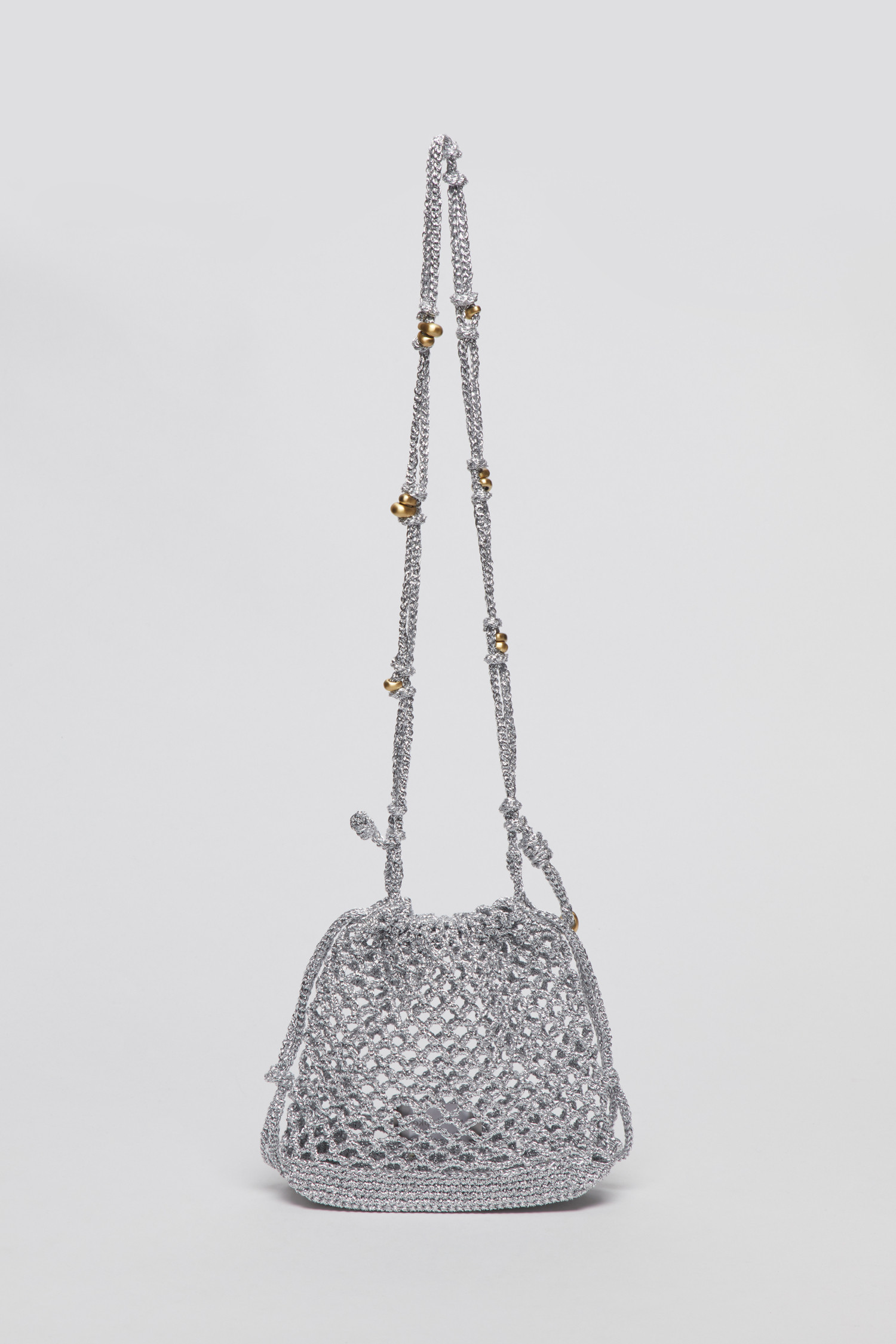 Gem net pouch bag(Silver spoon)_Archivépke
