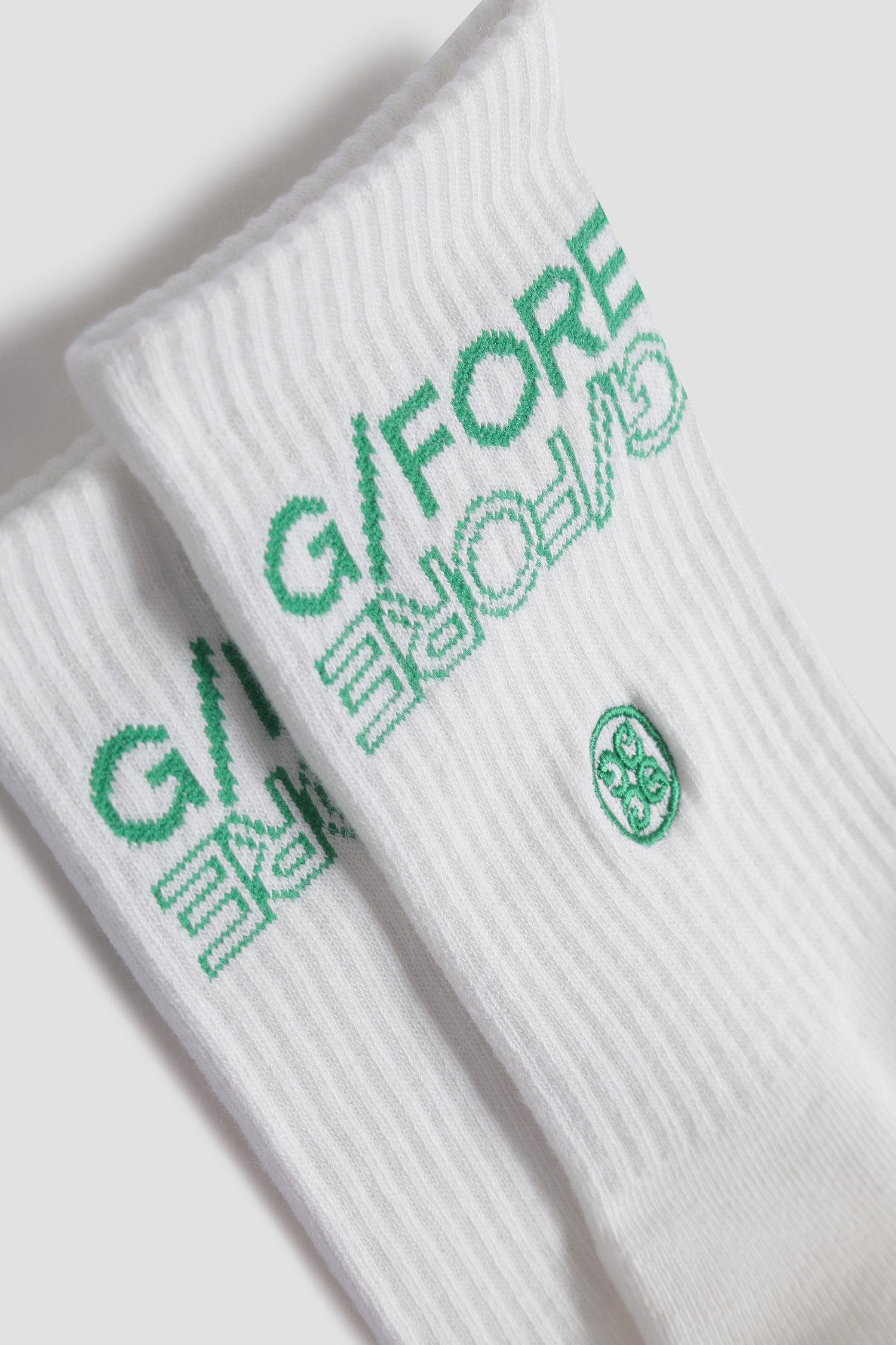 LOGO JACQUARD CREW SOCK(WOMEN)_G/FORE