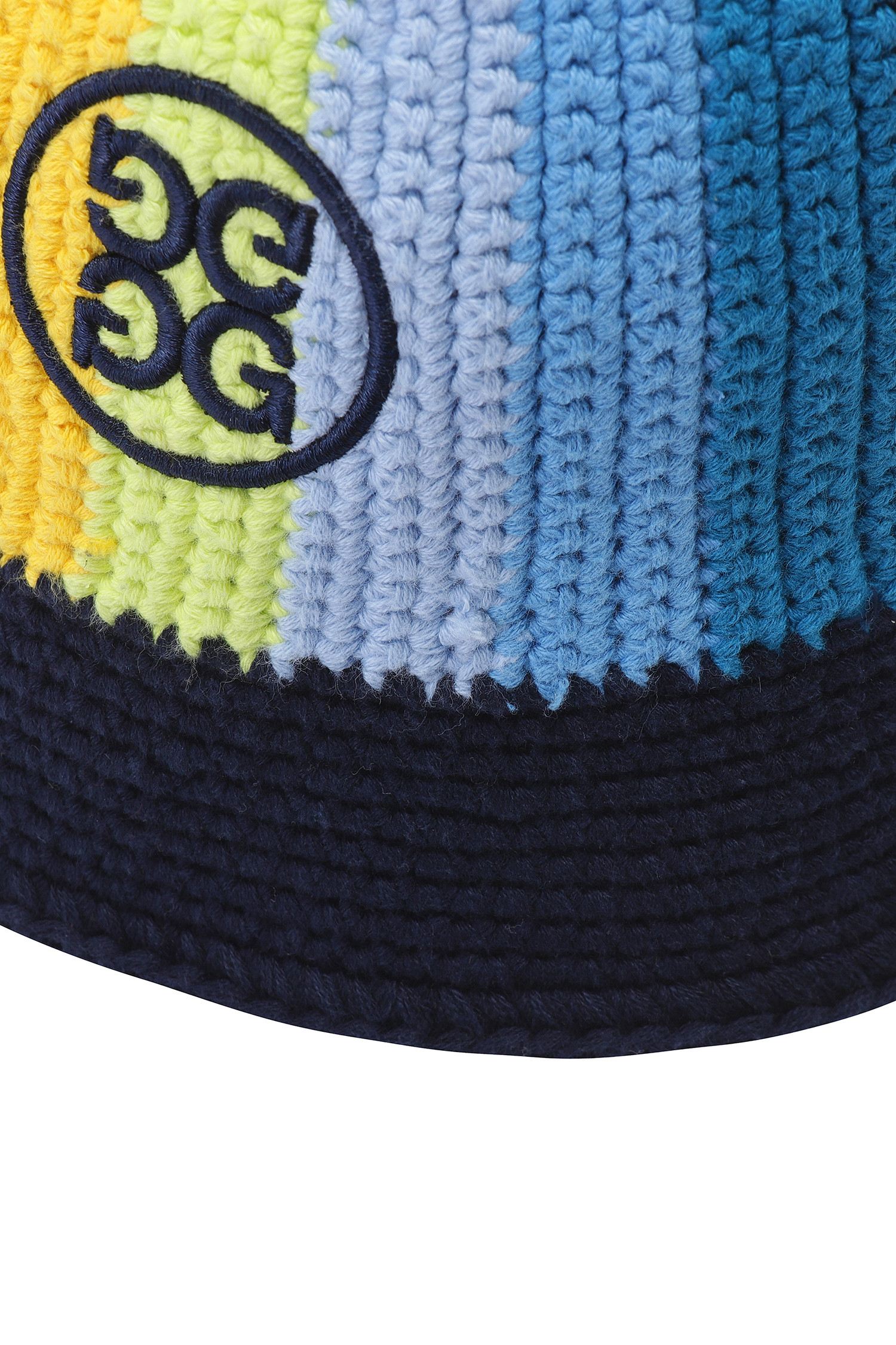 COLOURBLOCK CROCHET BUCKET HAT(WOMEN)_G/FORE