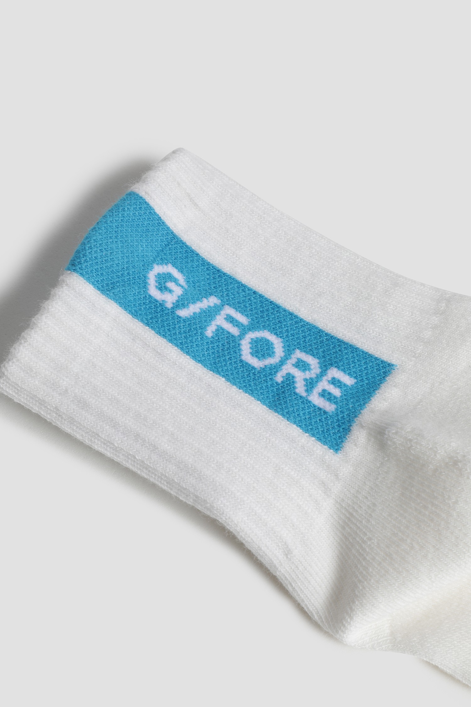 COLOUR BLOCK MIDDLE SOCK(UNISEX)_G/FORE