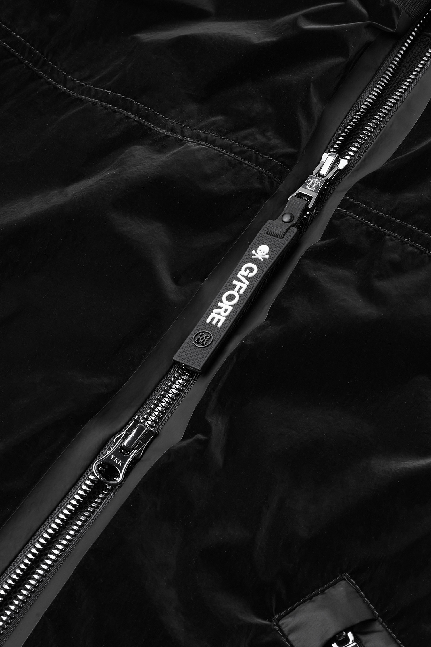 METAL GLOSSY FULL-ZIP JACKET(WOMEN)_G/FORE