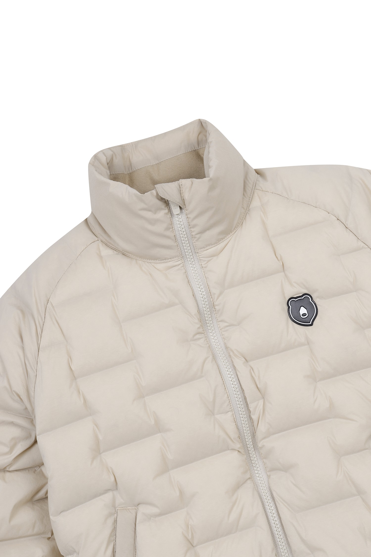 (WOMEN) Tube Down Jacket(Beige)_GOLDEN BEAR