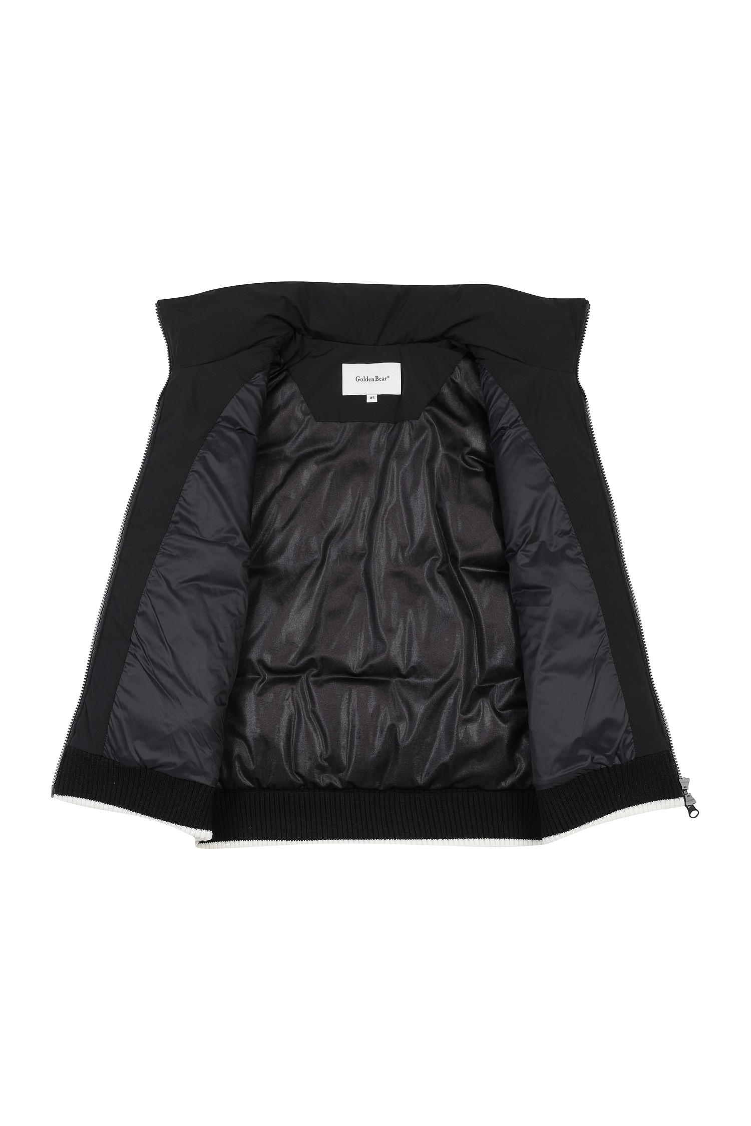 (W) Knit Hybrid Down Jacket_GOLDEN BEAR