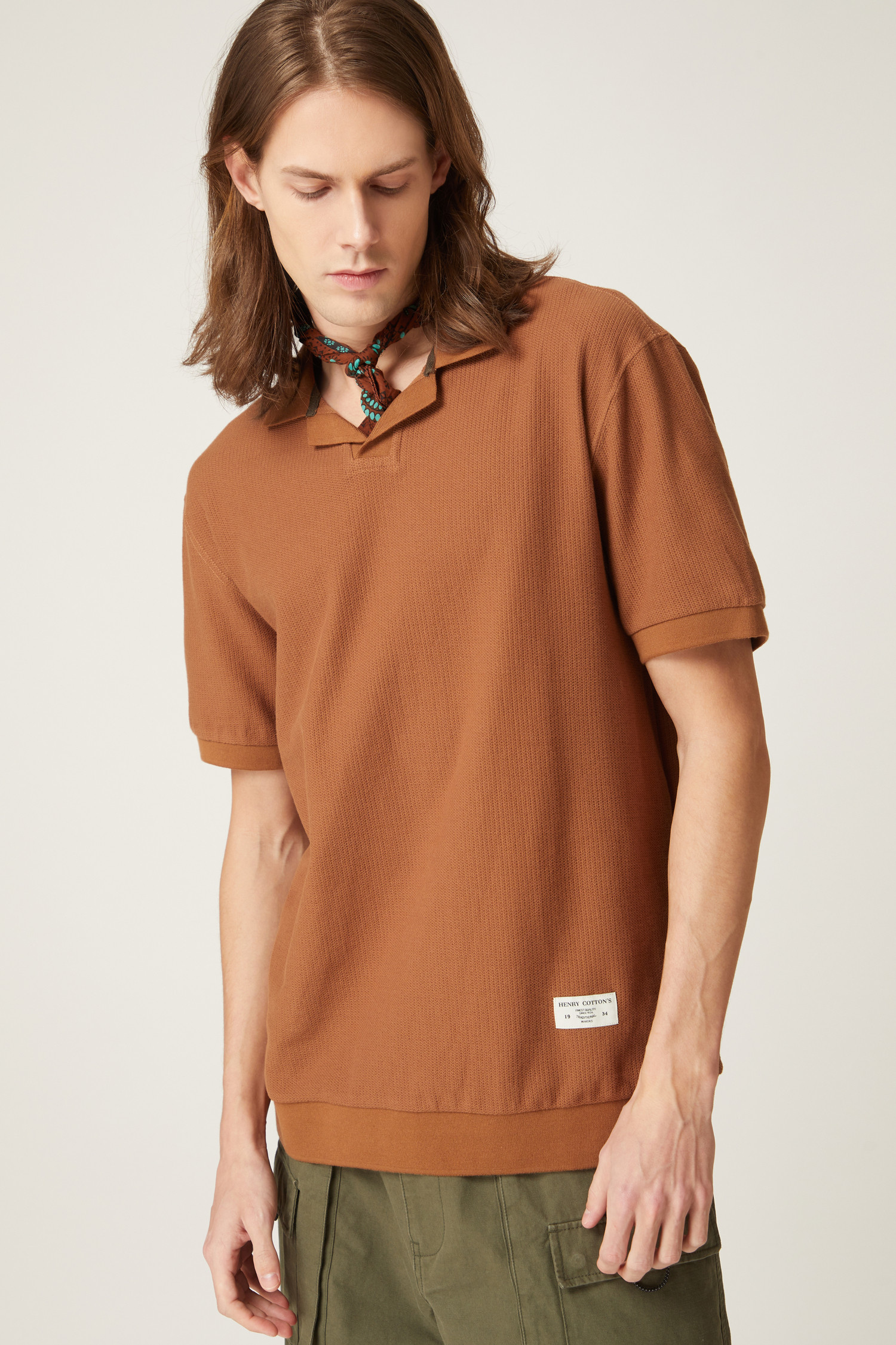 잔조직 피케 카라티_HENRY COTTON'S