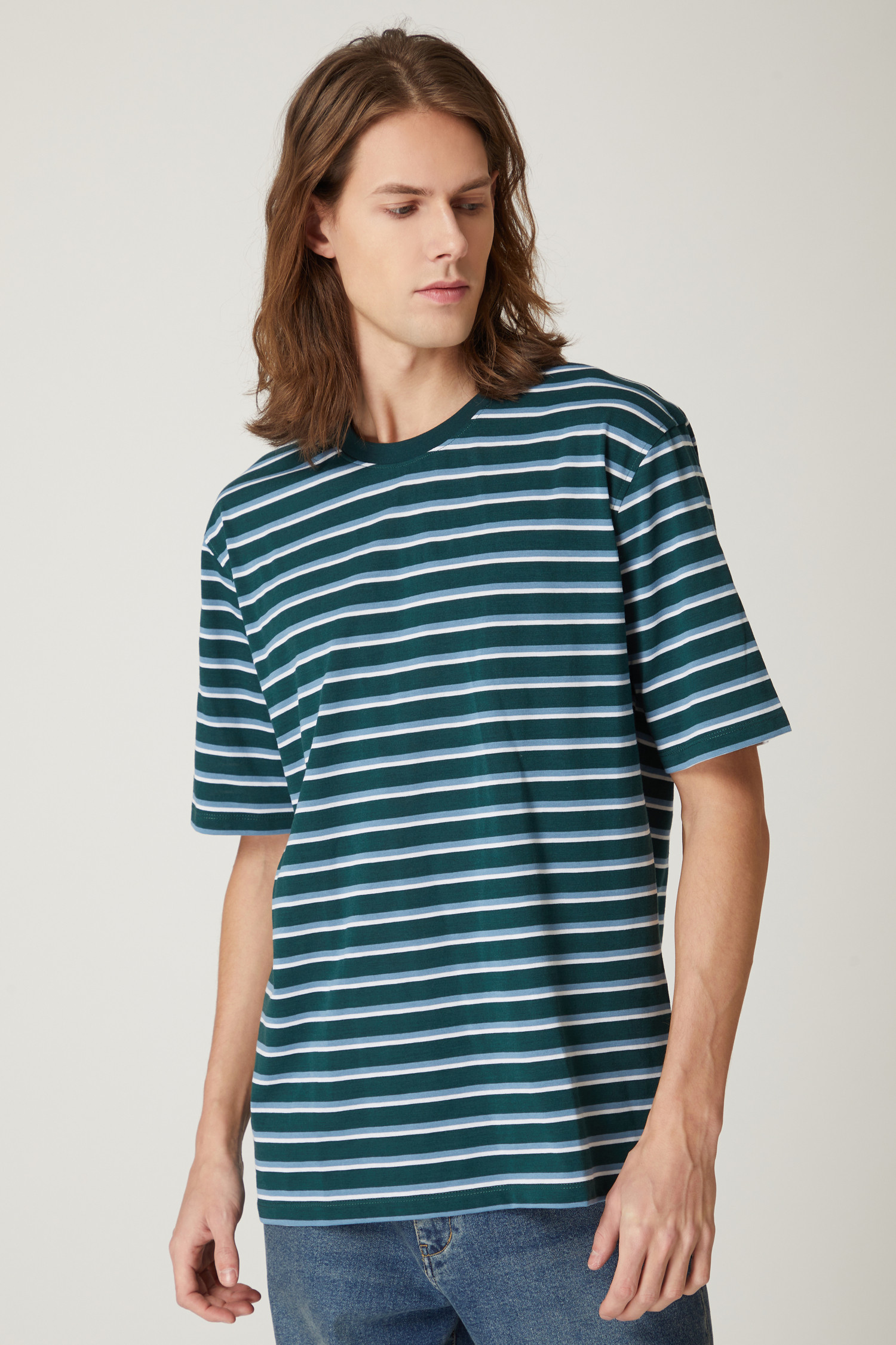 멀티 패턴 스트라이프티_HENRY COTTON'S