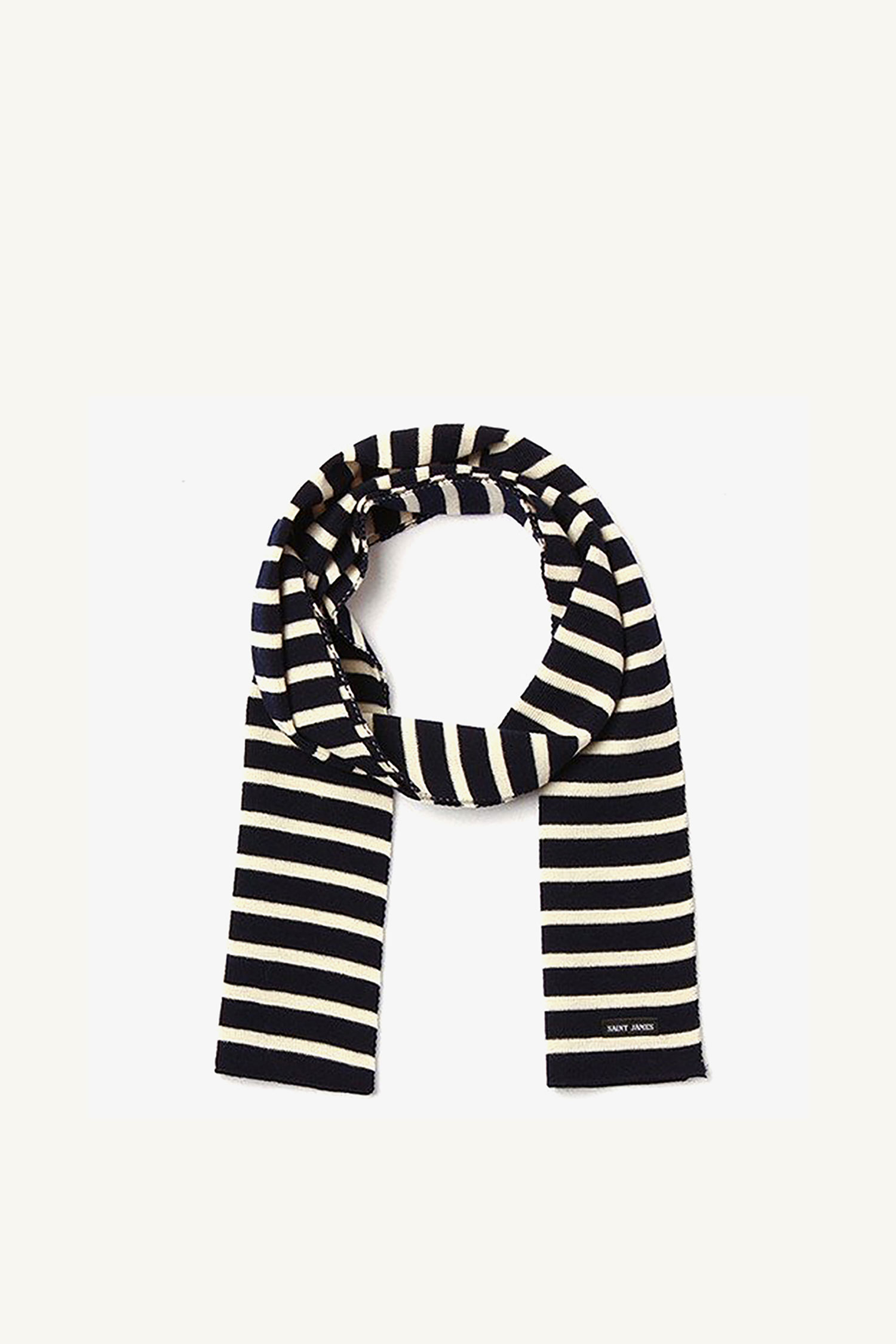 Saint James Scarf Rayee Marine Ecru Saint James saint-james-scarf-rayee-marine-ecru-saint-james