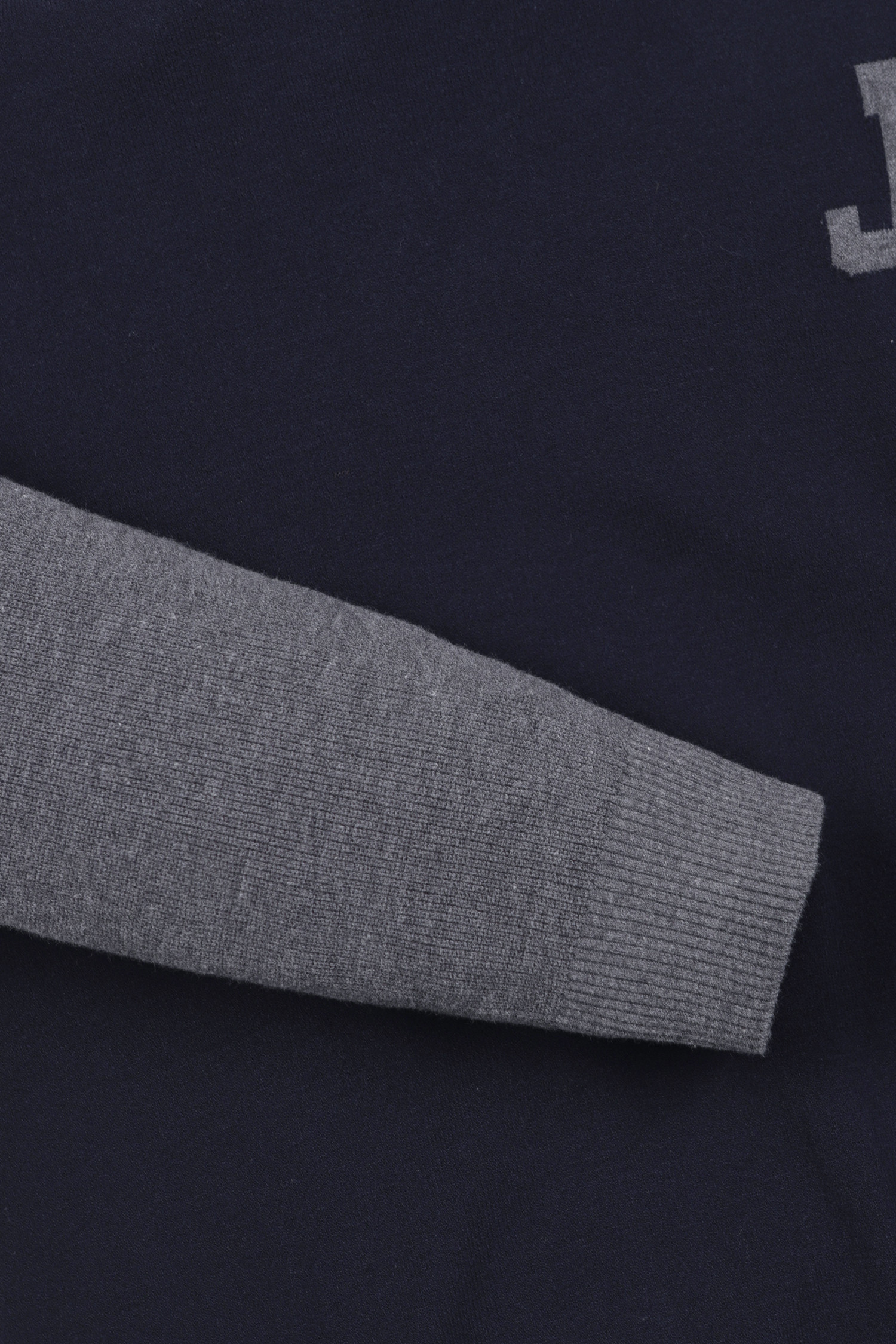 여성 래글런 소매 투톤 후드 니트_JACK NICKLAUS