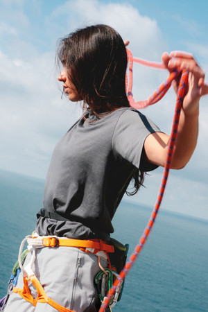 [KOLON SPORT] HERO 여성 메리노울 반팔 라운드 티셔츠