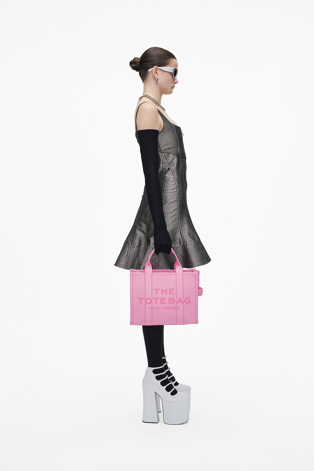 Leather The Medium Tote_Fluro Candy Pink (H004L01PF21-691)_MARC JACOBS