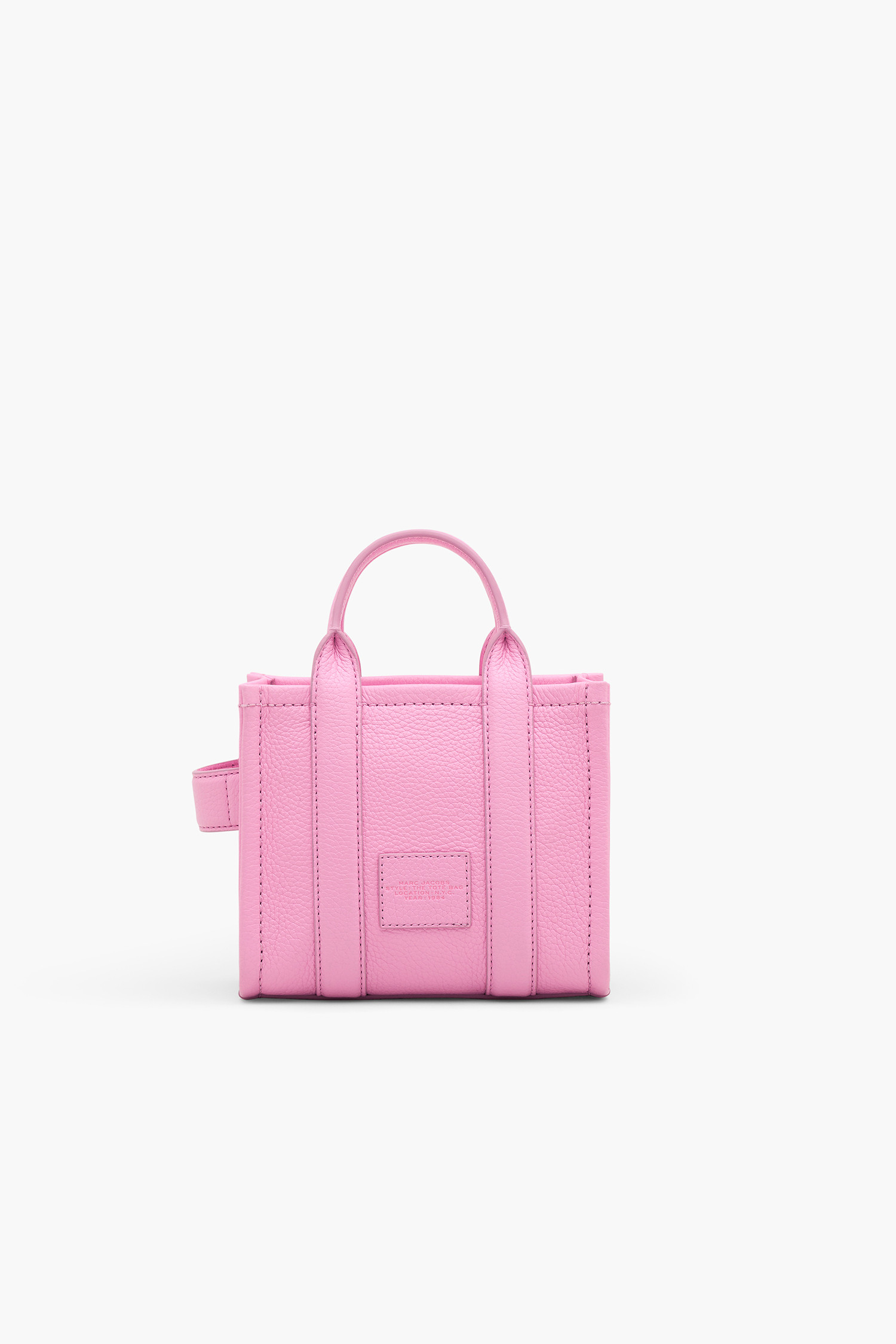 Leather Tote Bag The Mini Tote_Fluro Candy (H053L01RE22-691) Pink_MARC ...