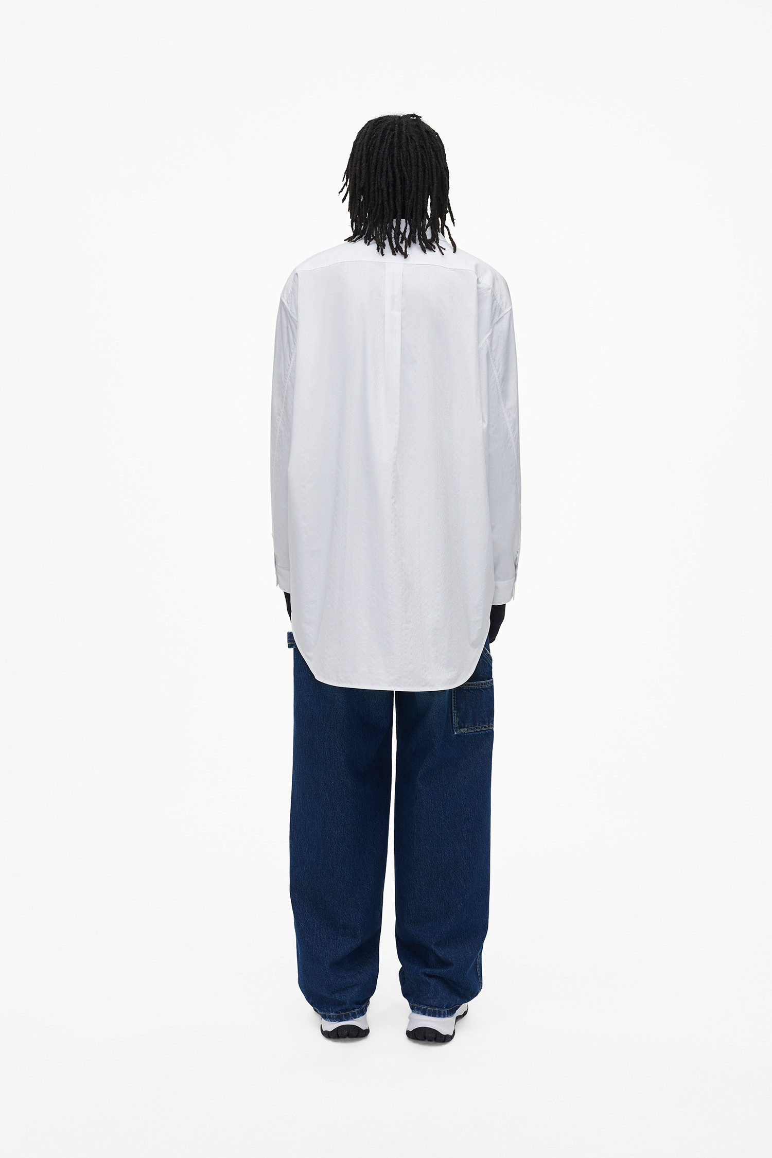 Monogram Jacquard Shirting Big Shirt_White (2F3RTP002W08-100)_MARC JACOBS