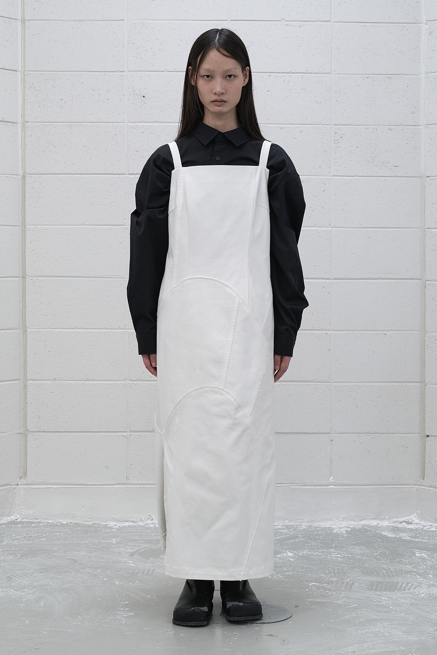 (RE;CODE × OBJECTS IV LIFE by Daniel Arsham) Reconstructed Sleeve Dress_RE;CODE