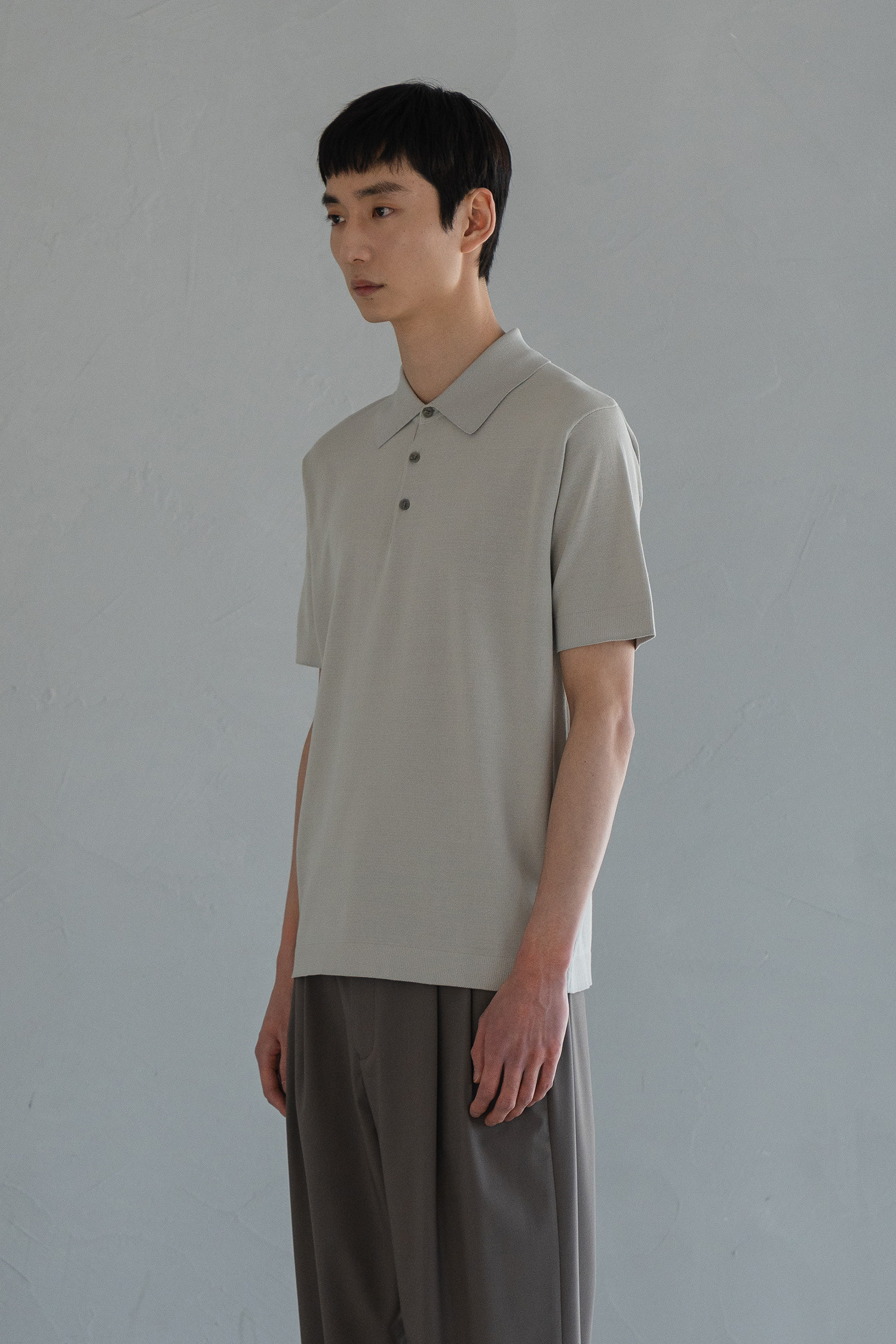 [24/7 series] KNIT COLLAR SHIRTS (COOLMAX) (247)_24/7 series