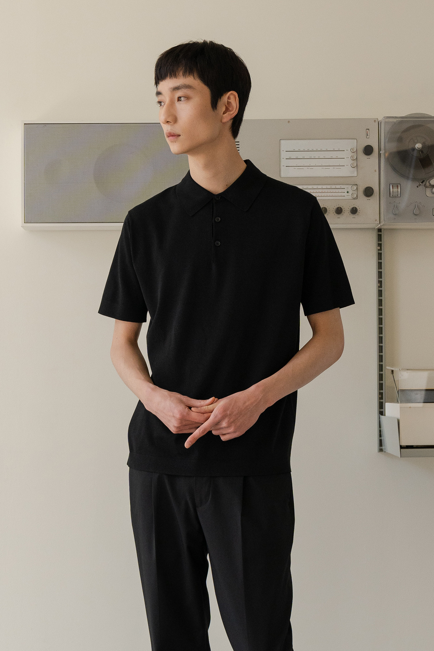 [24/7 series] KNIT COLLAR SHIRTS (COOLMAX) (247)_24/7 series