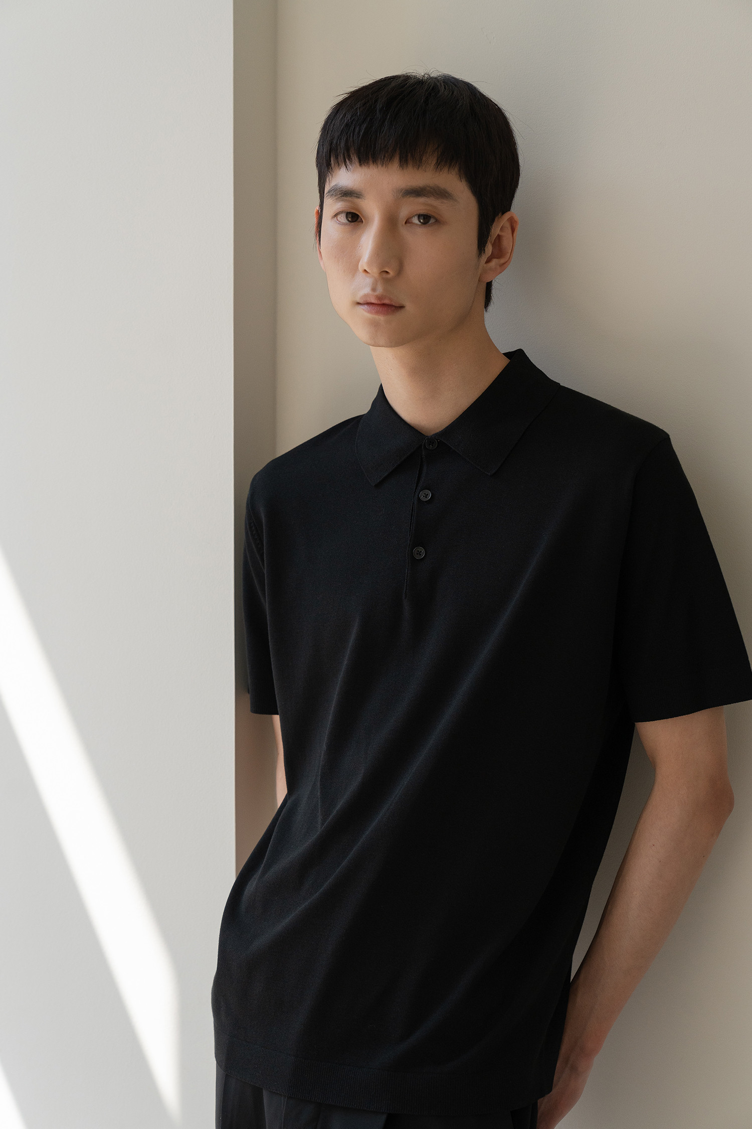 [24/7 series] KNIT COLLAR SHIRTS (COOLMAX) (247)_24/7 series